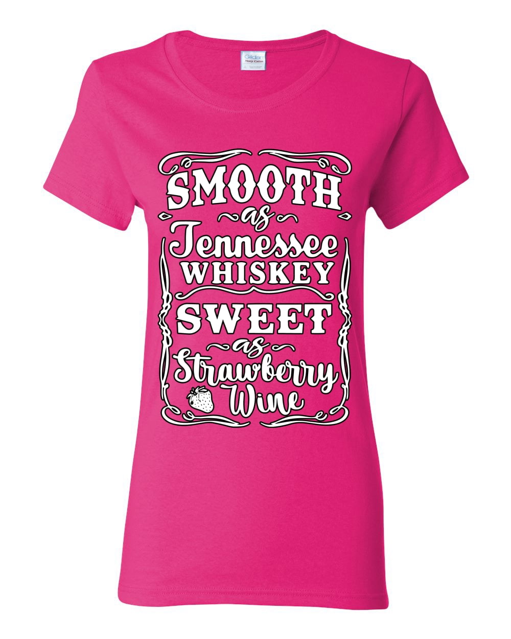 Wild Bobby Smooth As Tennessee Whiskey Women Graphic Tee - Walmart.com