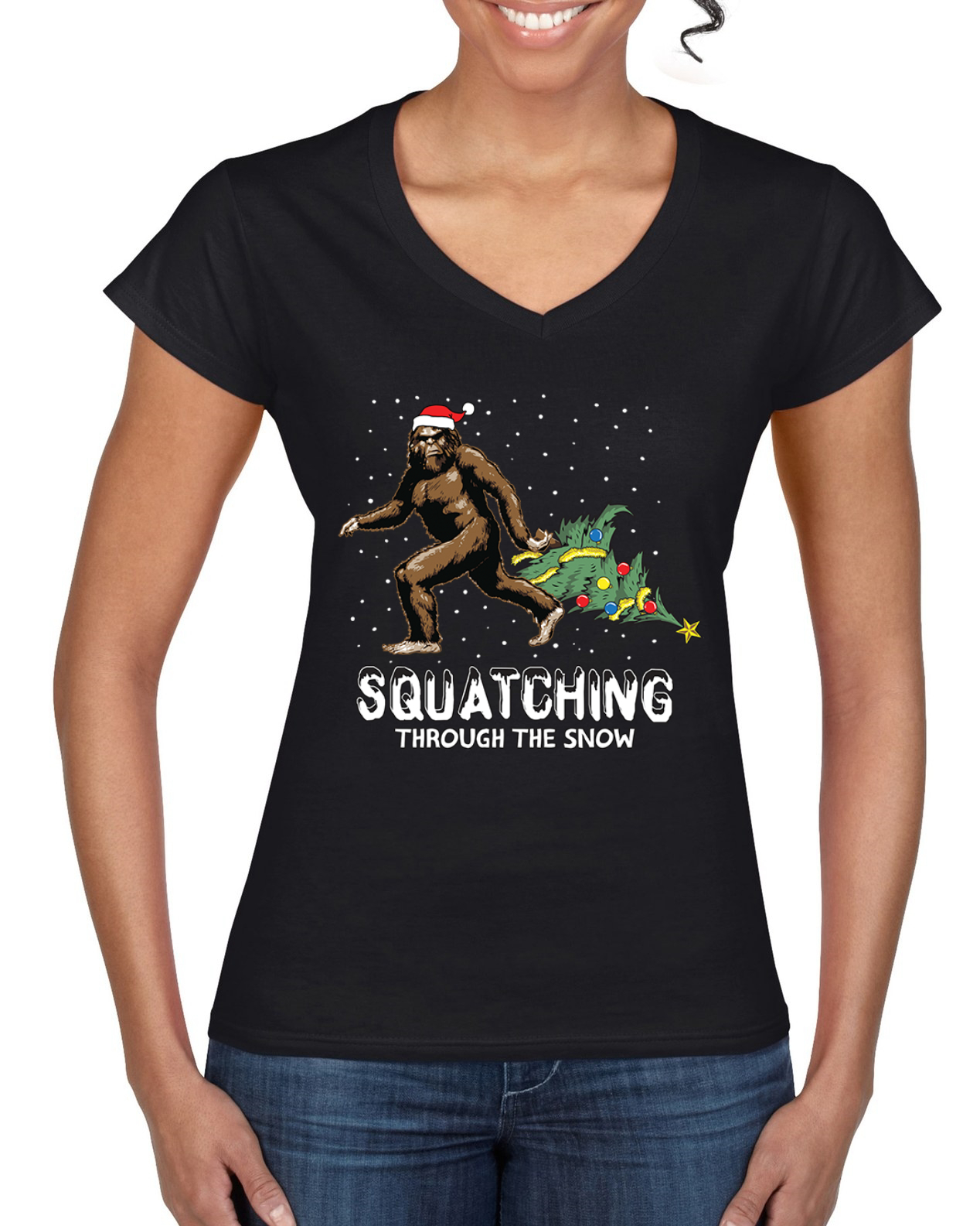 Wild Bobby, Squatching Through the Snow Bigfoot, Christmas, Women ...