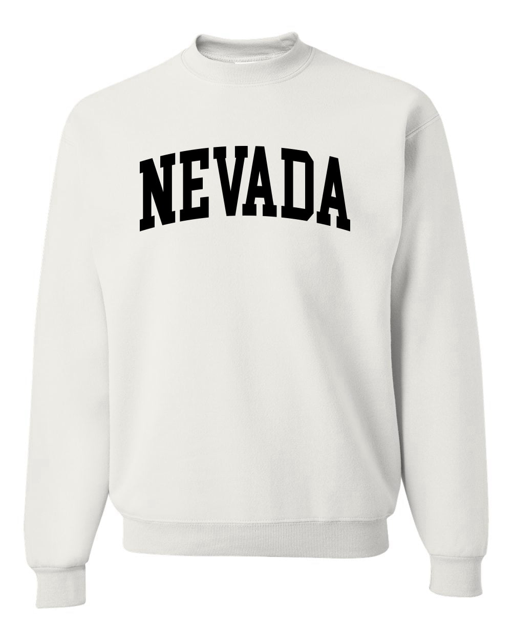 Wild Bobby State of Nevada College Style Unisex Crewneck Sweatshirt ...
