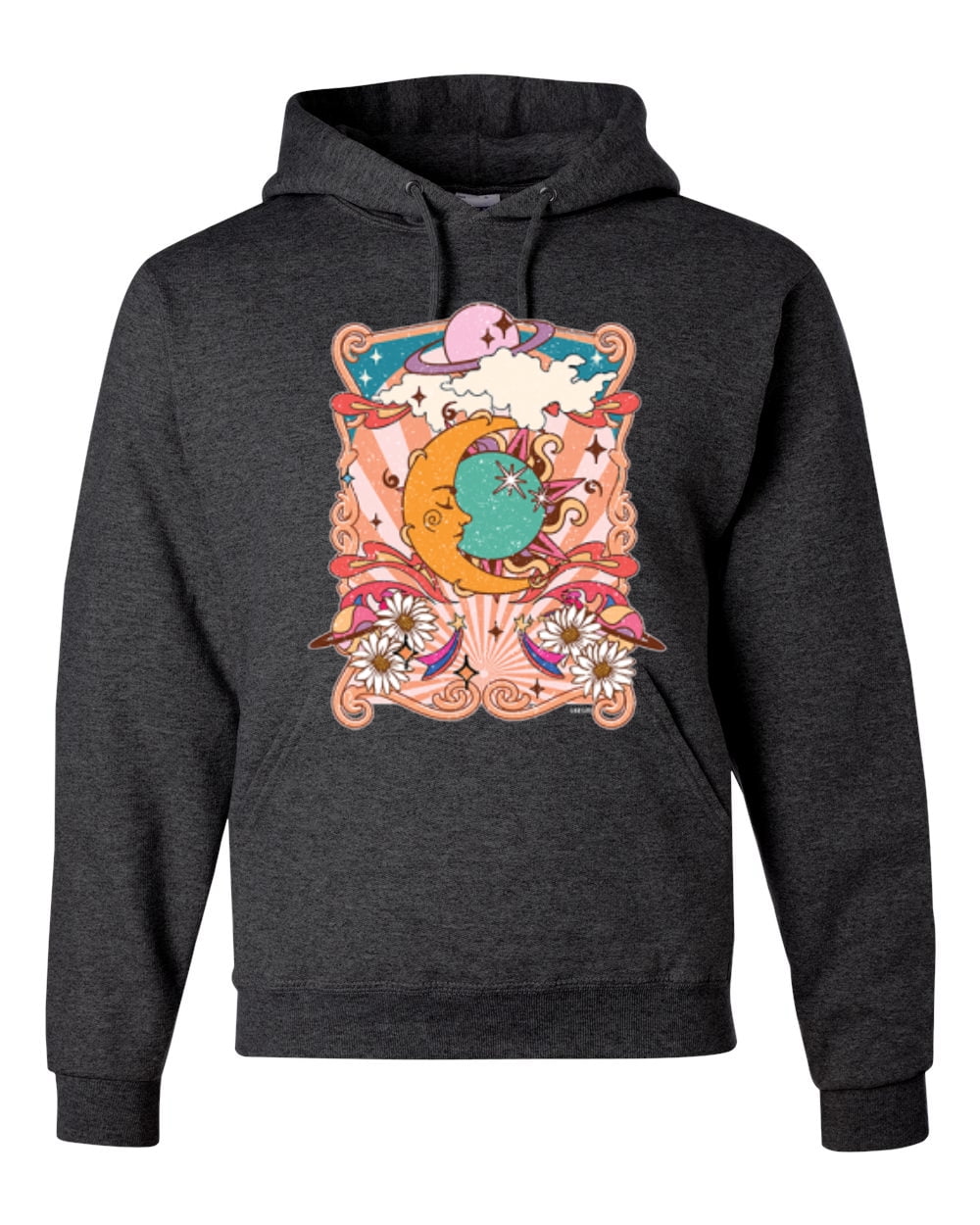 Wild Bobby Sun and Moon Groovy Vintage Daisy Flowers Stars Vintage ...