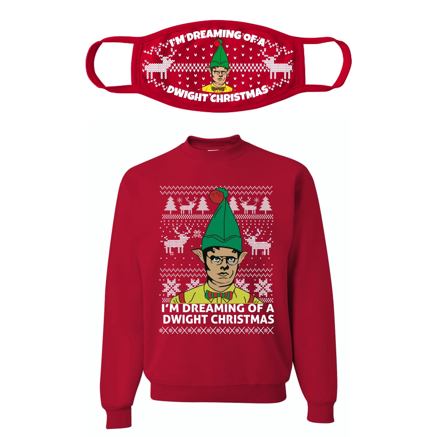 Wild Bobby, The Office Dwight Dreaming Of A Dwight Christmas Funny Ugly ...