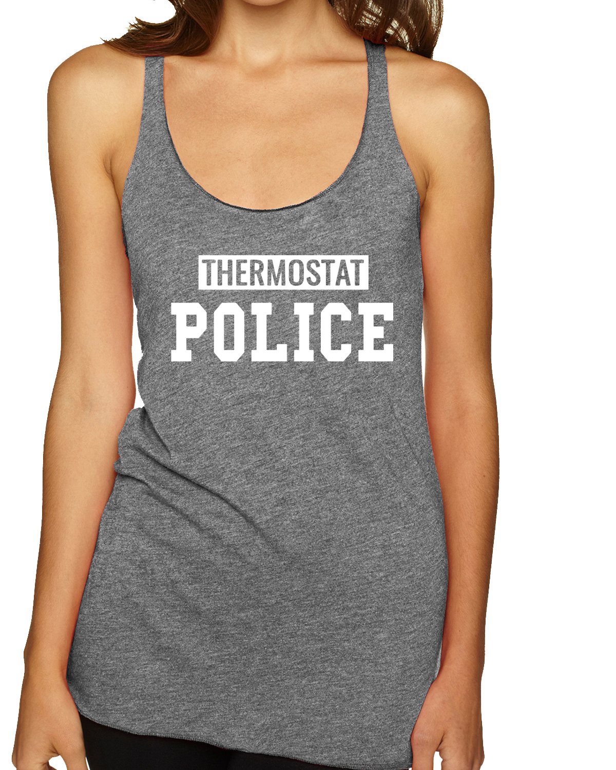 Wild Bobby, Thermometer Police Funny Husband Dad Wife Mom Gift Idea, Humor, Women Tri-Blend ...