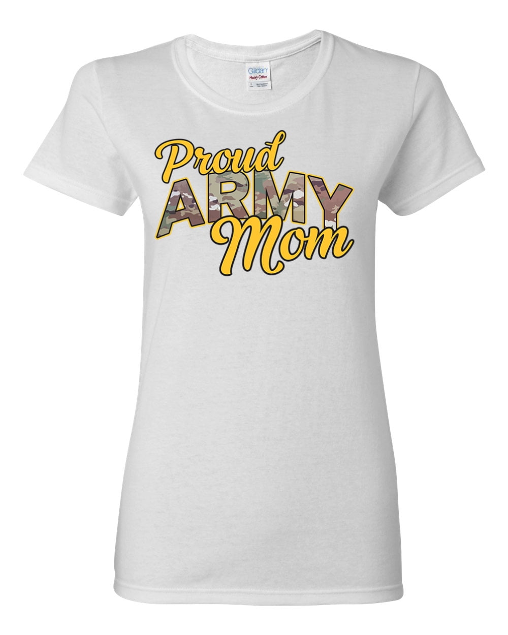 Wild Bobby U.S. Army Proud Mom Women Graphic Tee - Walmart.com