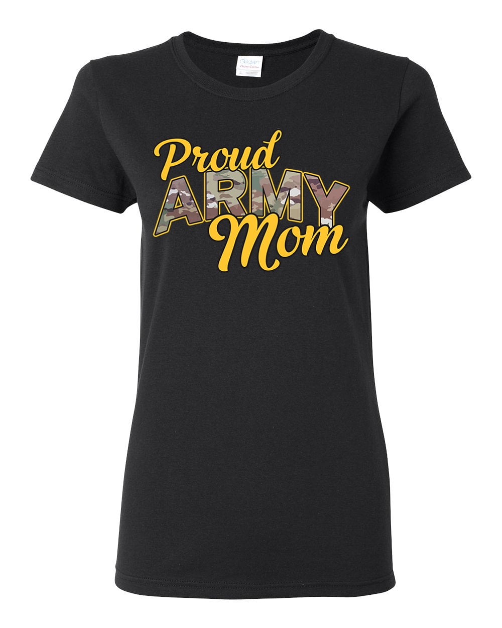 Wild Bobby U.S. Army Proud Mom Women Graphic Tee - Walmart.com