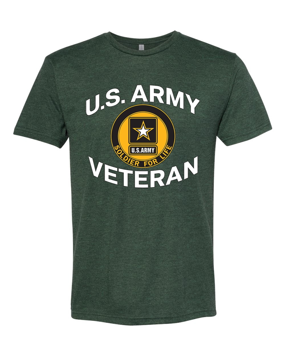 Wild Bobby U.S. Army Veteran Men Premium Tri Blend Tee - Walmart.com