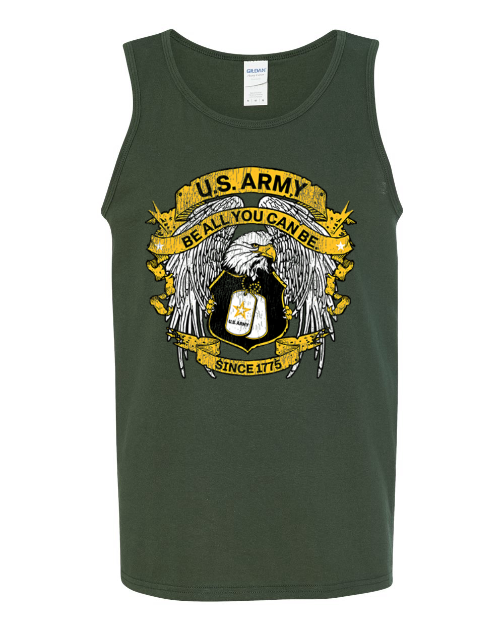 Wild Bobby US Army Be All You Can Be Since 1775 Men Tank Top - Walmart.com