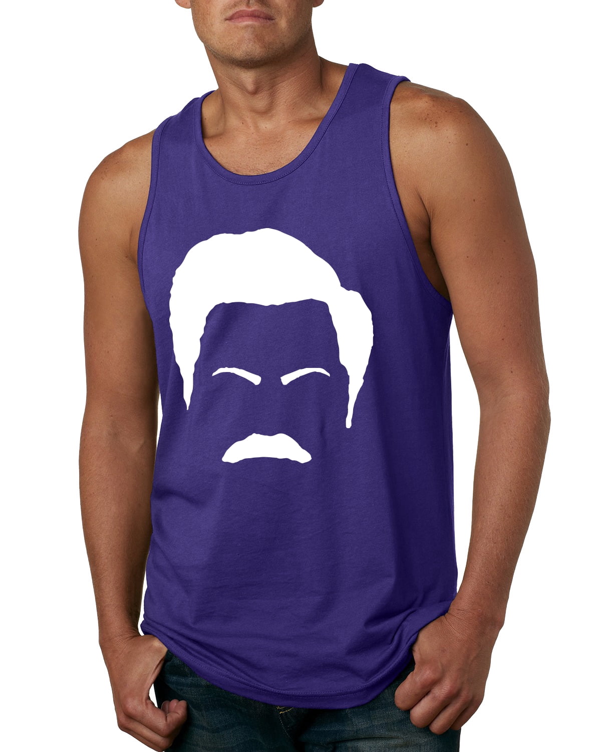 Wild Bobby, White Parks and Rec Fans Ron Swanson Mustache Face ...