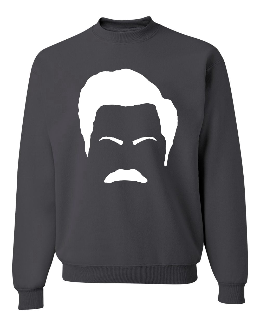 Wild Bobby, White Parks and Rec Fans Ron Swanson Mustache Face ...