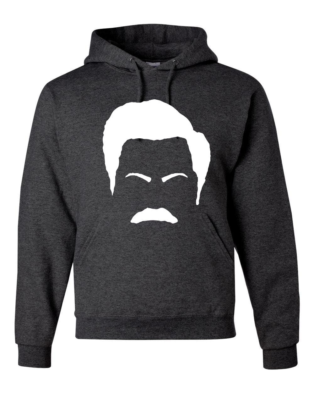 Wild Bobby, White Parks and Rec Fans Ron Swanson Mustache Face ...