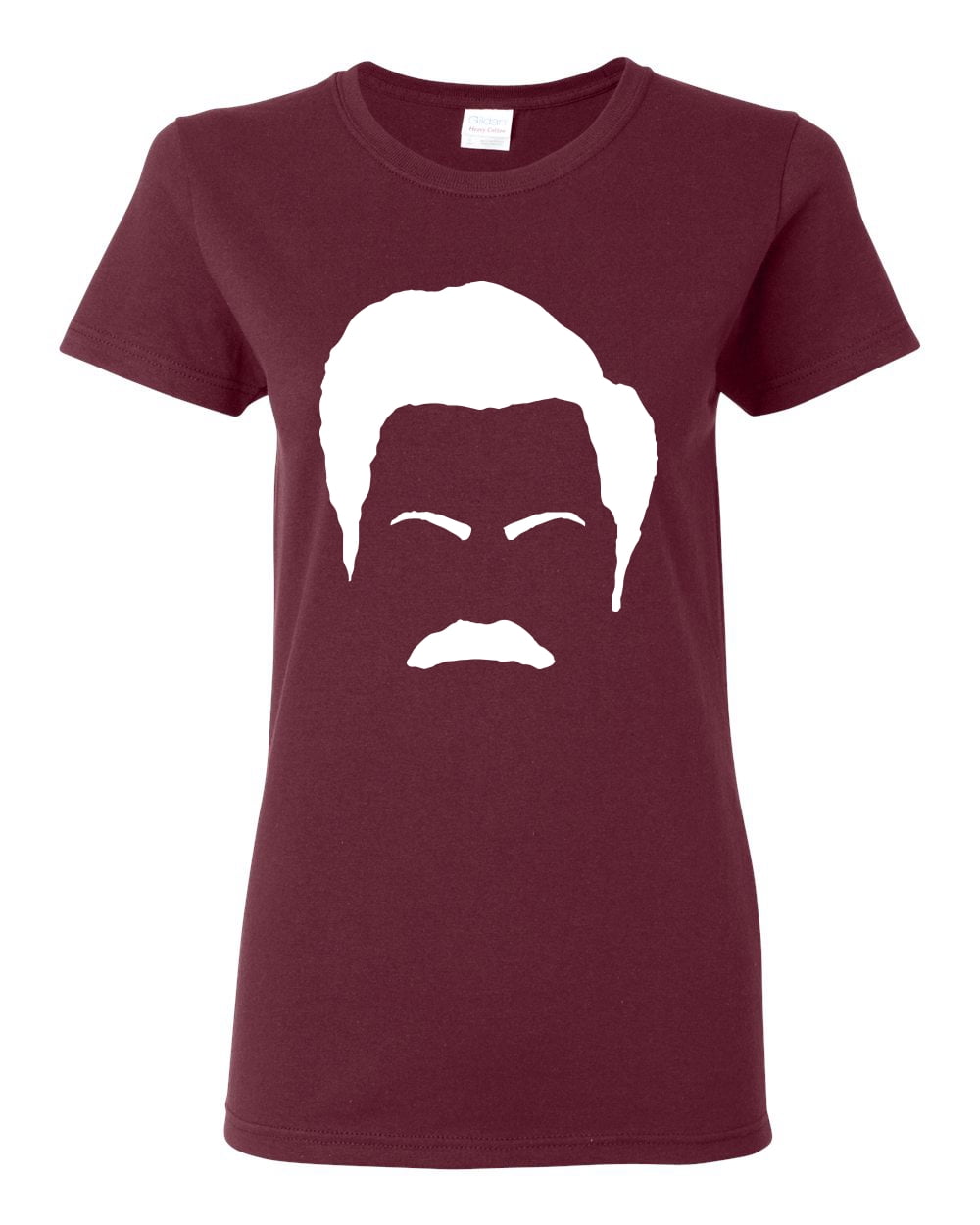 Wild Bobby, White Parks and Rec Fans Ron Swanson Mustache Face ...