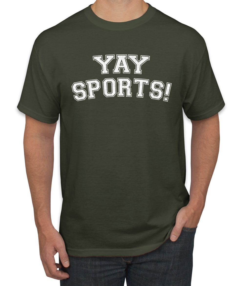 Wild Bobby, YAY SPORTS! Sports Men Graphic T-Shirt, Military Green ...