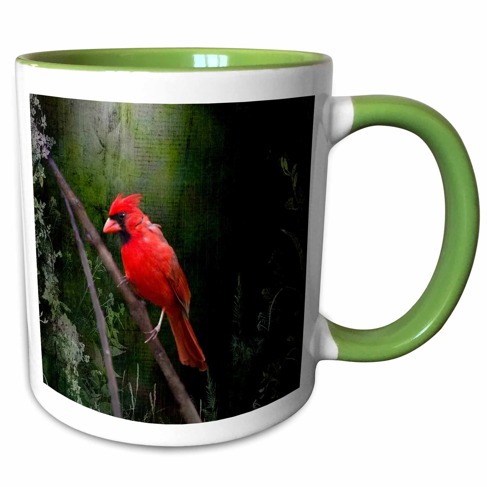 Wild Brid - Cardinal Bird in Spring - Art Home Decor 11oz Two-Tone ...
