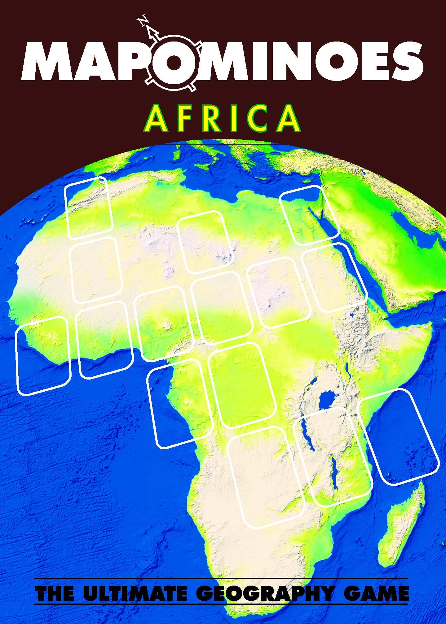 Wild Card Games MAPOMINOES DHF10 Africa - Fun and Educational Geography ...