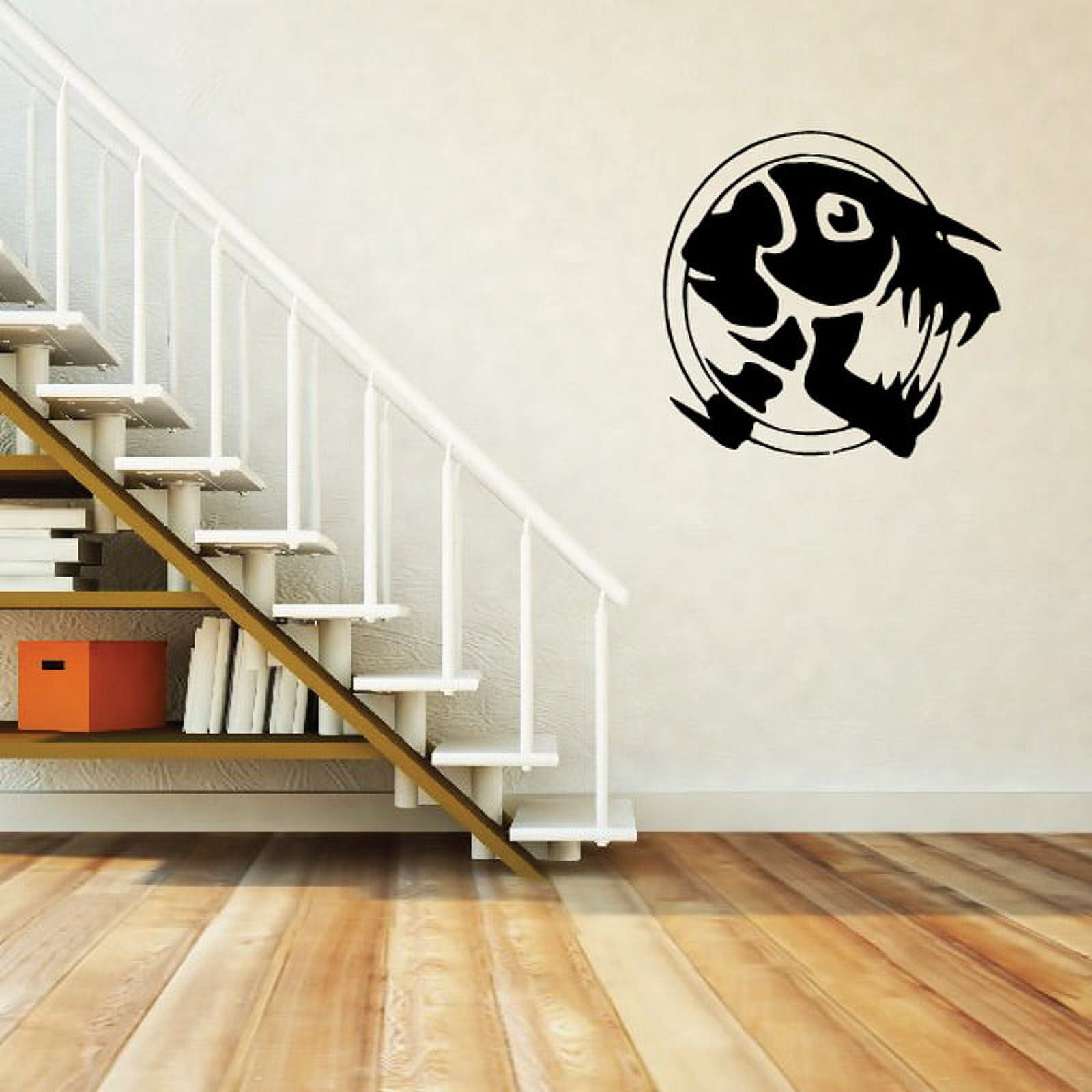 Wild Cat Skull and Moon Decal - 36 Inches - Walmart.com