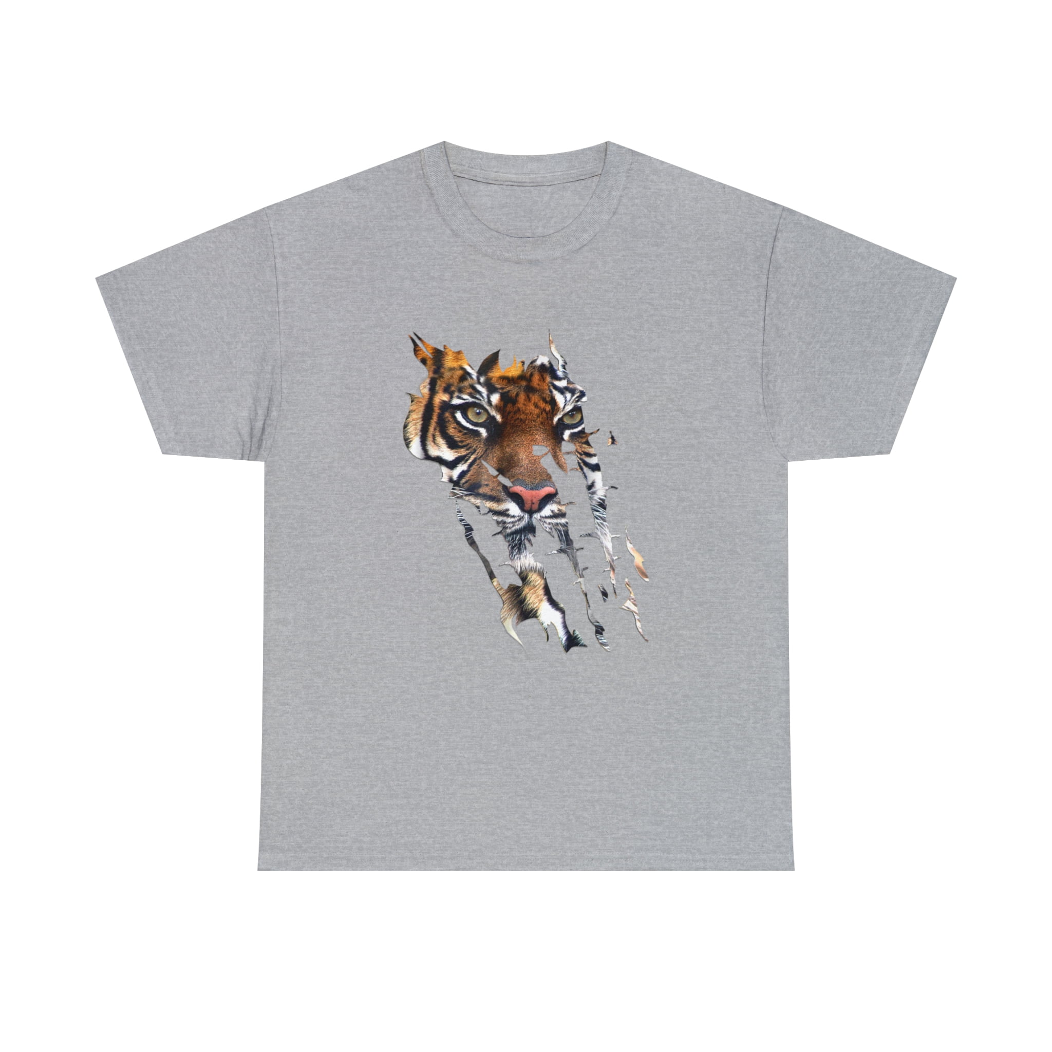Wild Cat Tigers Skin Paw Print Shirt - Walmart.com