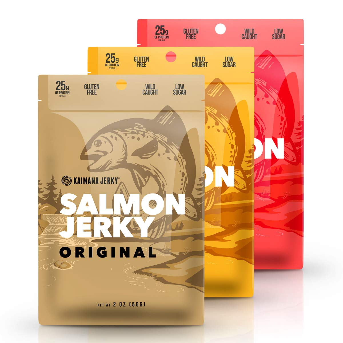 Wild Caught Salmon Jerky - Organic Dried Fish Strips Rich In Omega-3 ...
