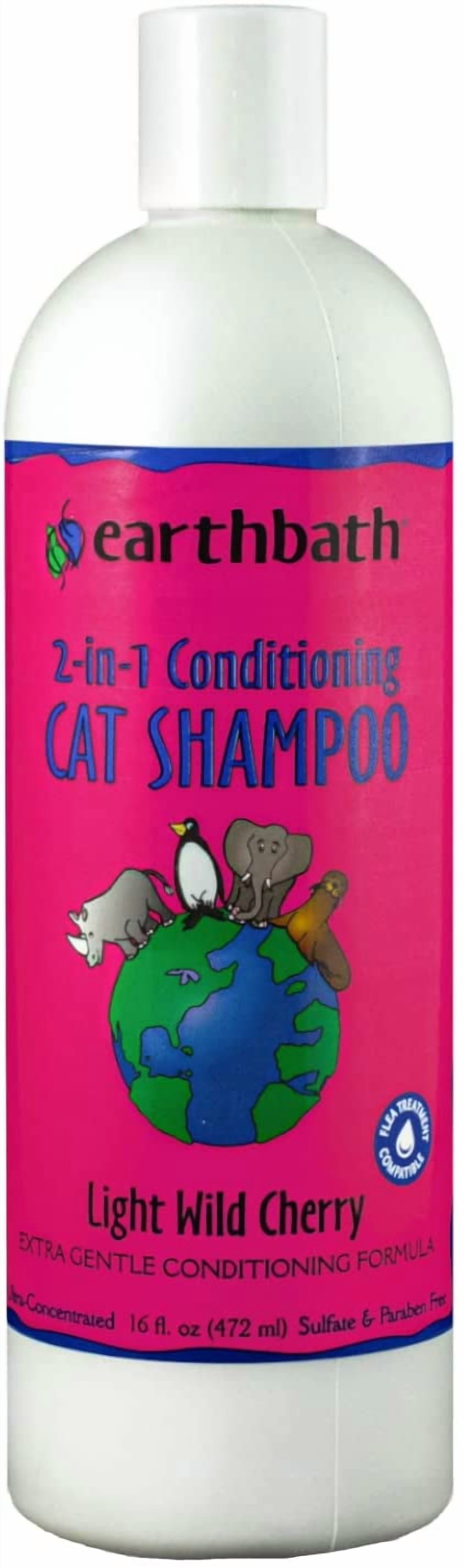 , Wild Cherry 2-in-1 Cat Conditioning Shampoo - Cruelty Free Cat ...