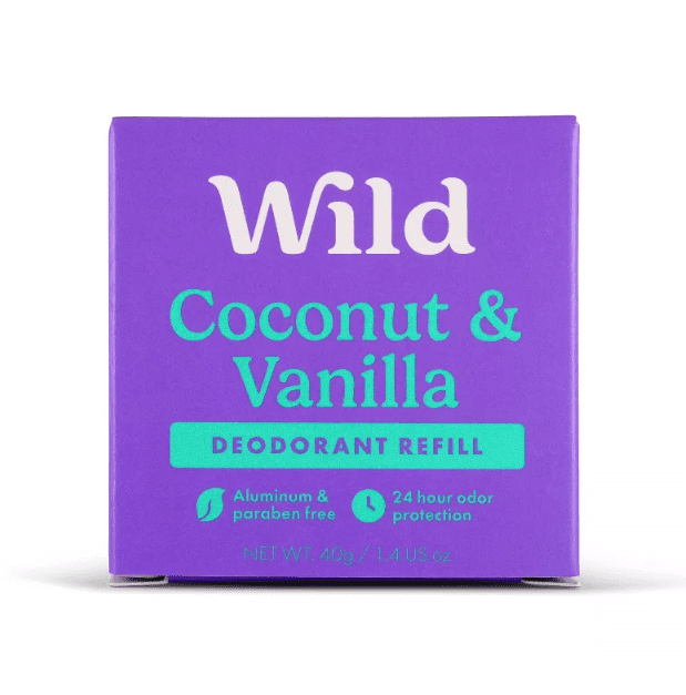 Wild Cosmetics - Coconut & Almond Cream - Aluminum Free Deodorant ...