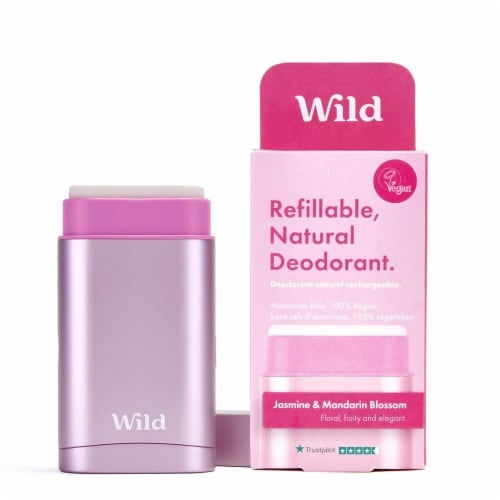 Wild Cosmetics, Deodorant Jasmine Mandarin Refill Pink, 1.4 Oz, 3 Pack - Walmart.com