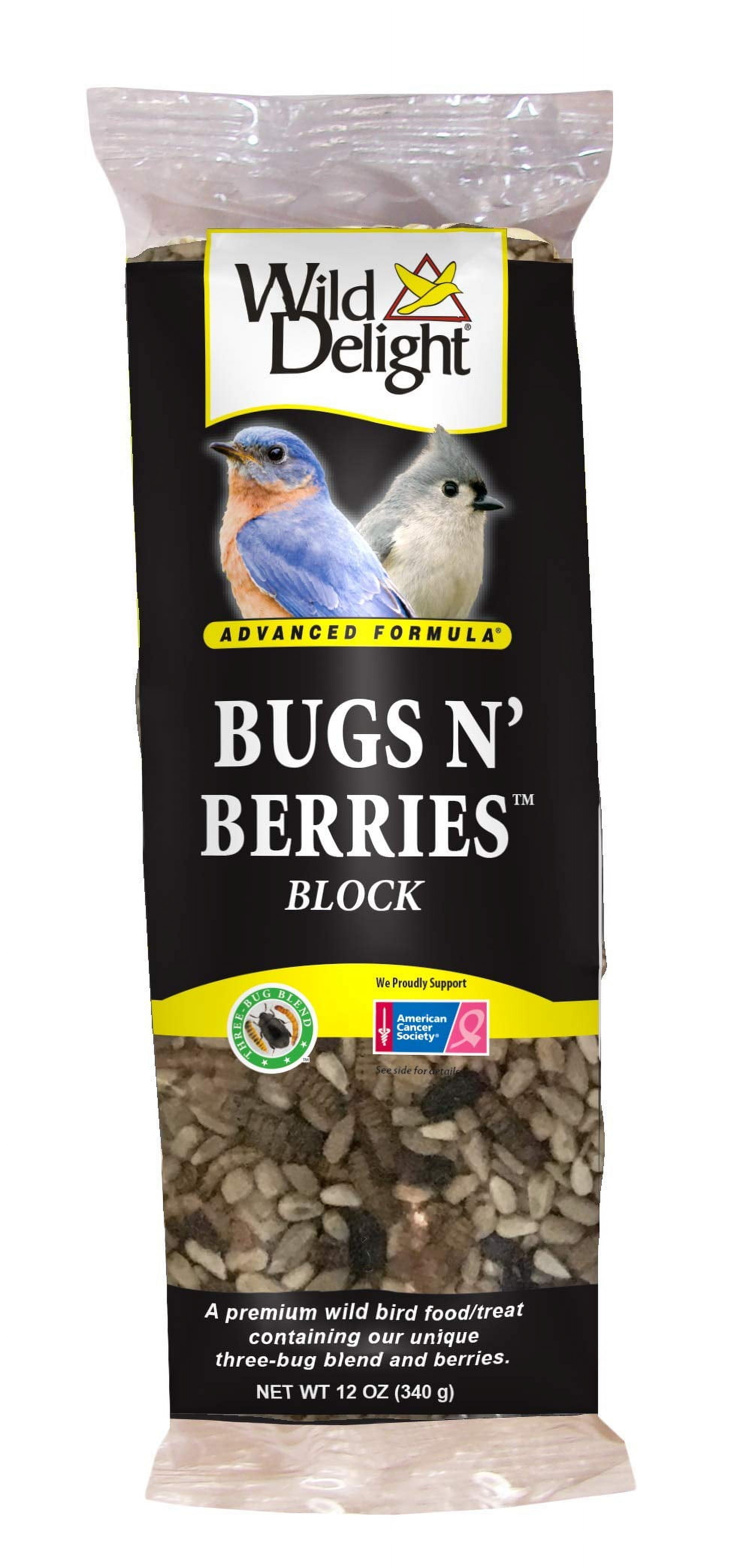Wild Delight 388310 Bugs IRF13 N' Berries Block, 12 oz, - Walmart.com