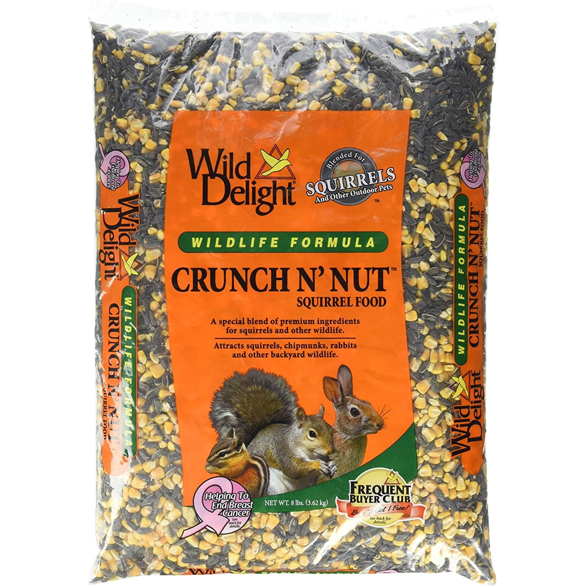 Wild Delight Crunch N' Nut Squirrel Food, 8 Pound Bag - Walmart.com
