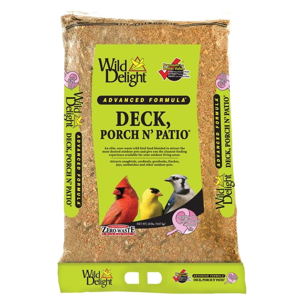 Wild Delight Deck, Porch, N, Patio Wild Bird Feed, 5 lb. Bag, 1 Pack ...
