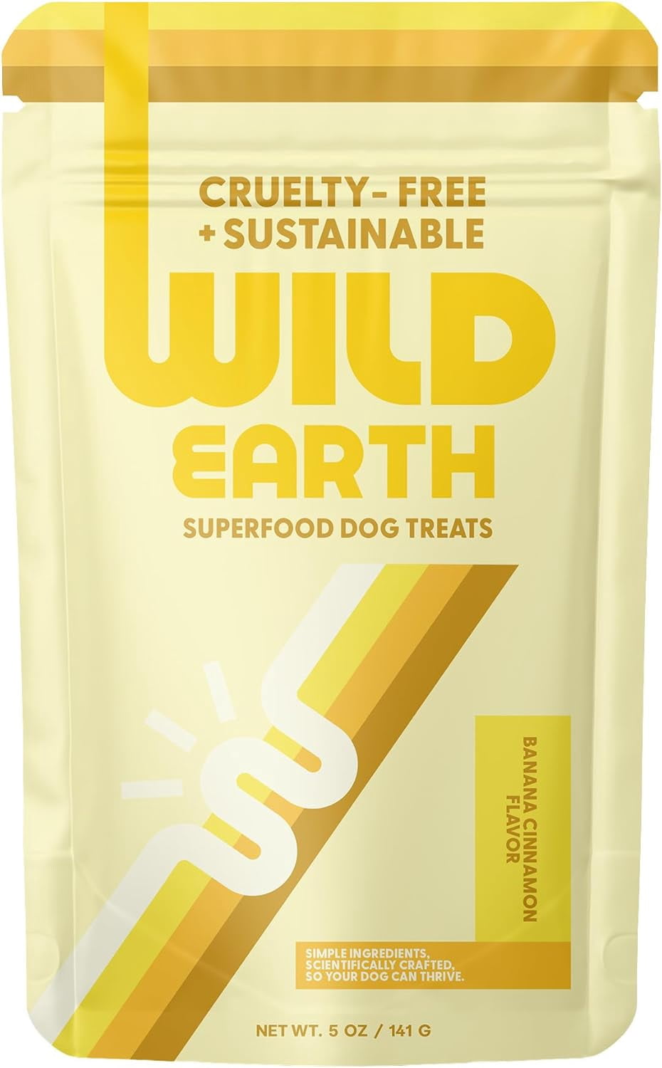 Wild Earth Superfood Dog Treats, Plant Based Dog Treats with Omega ...
