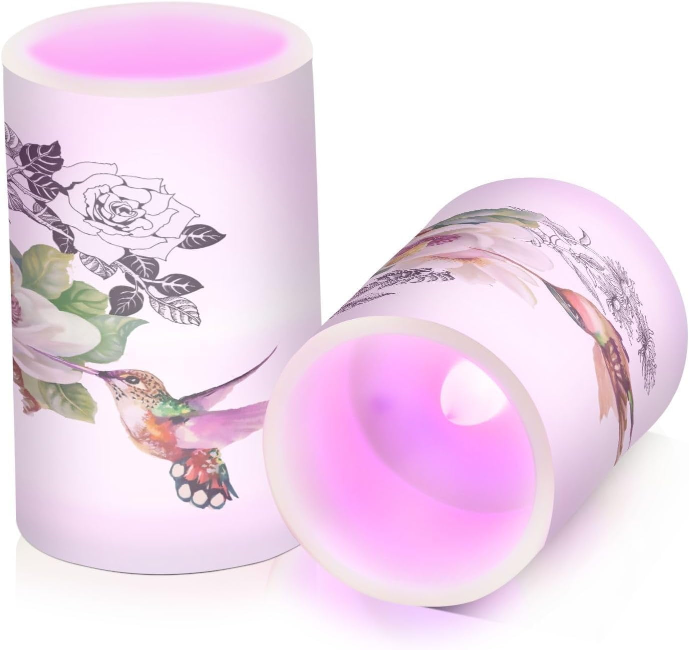 Wild Exotic Birds Flameless Candles With Remote And Timer Spring Hummingbir - Walmart.com