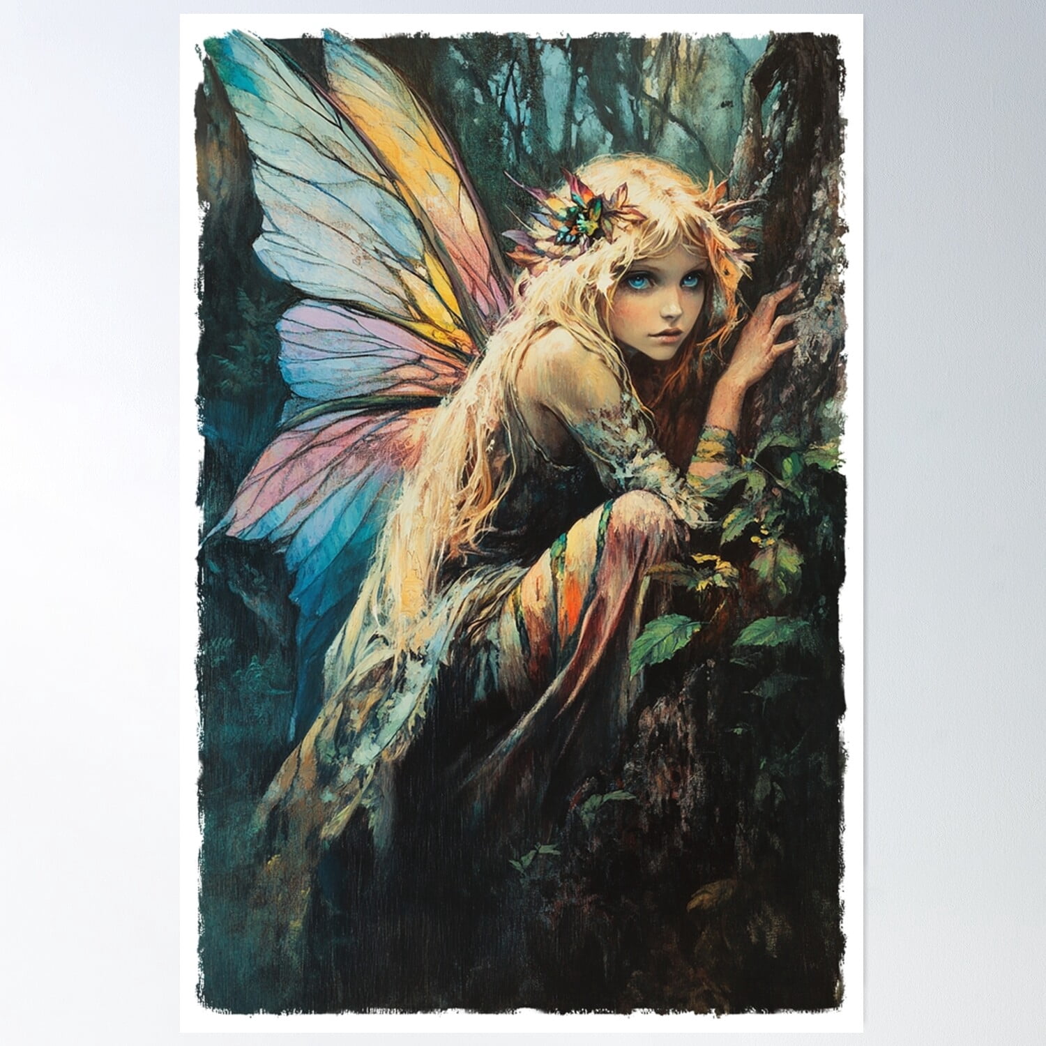 Wild Faerie Poster Wall Art, Modern Wall Decor, 24x36 UNFRAMED ...