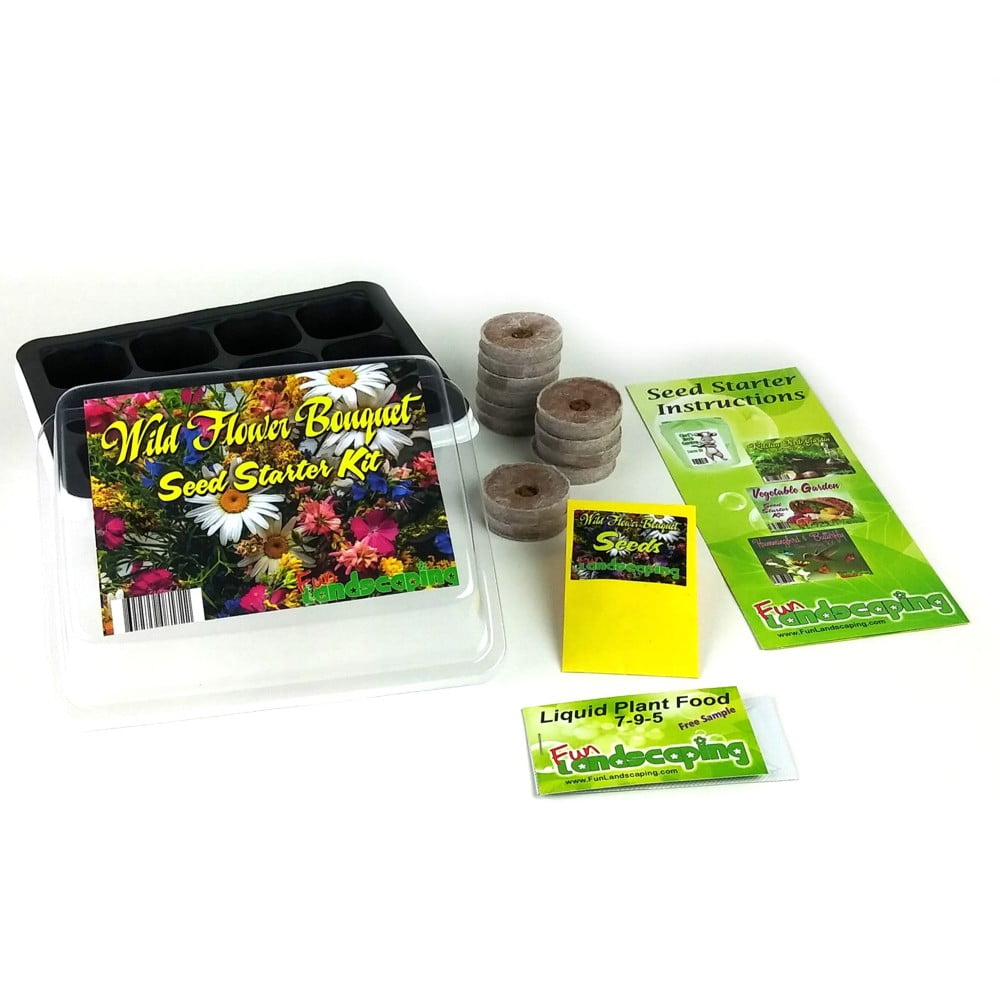 Wild Flower Bouquet Seed Starter Kit - Walmart.com