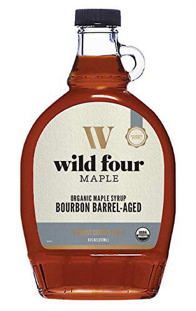 Wild Four Barrel Aged Organic Maple Syrup 8.45 oz - Walmart.com