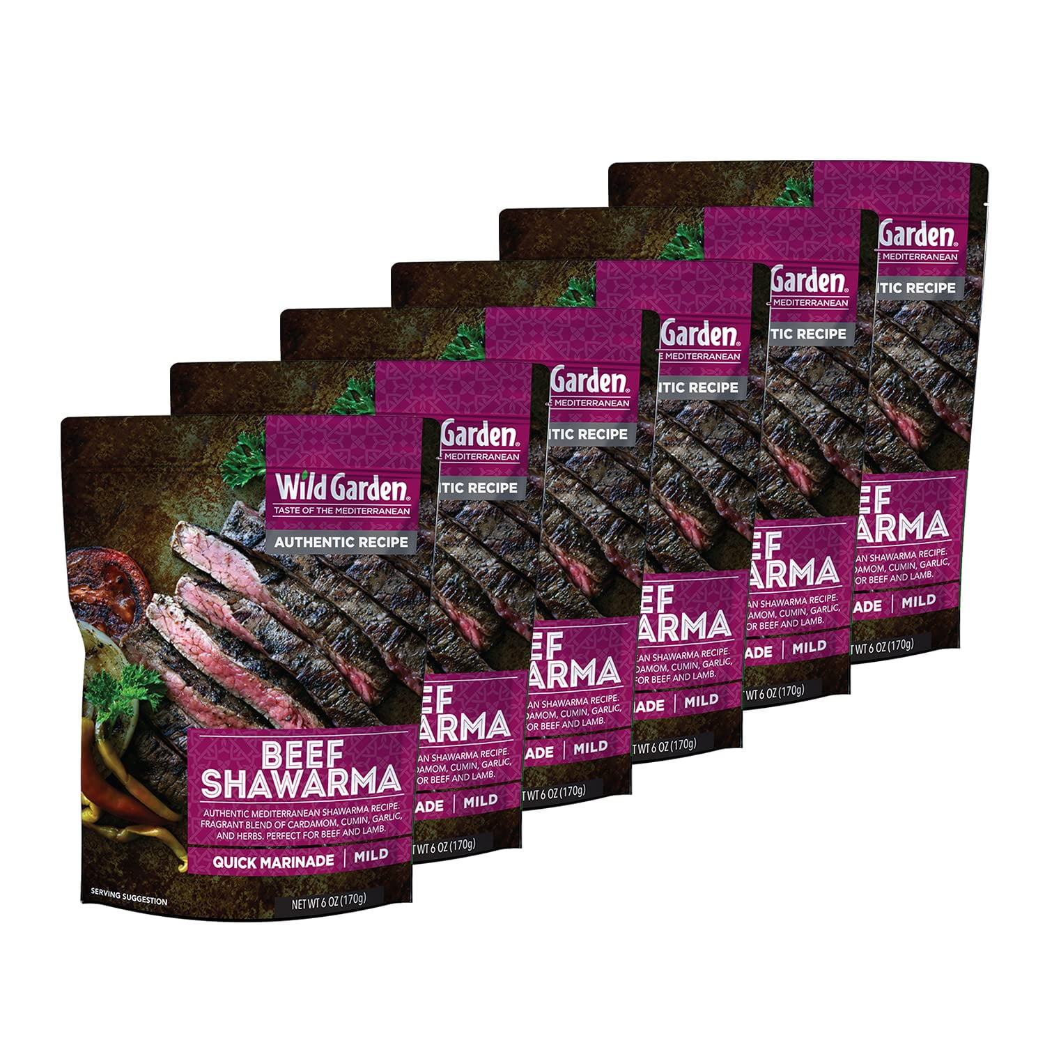 Wild Garden Ready-To-Use FEV6 Marinade, Gourmet Beef Shawarma Seasoning ...