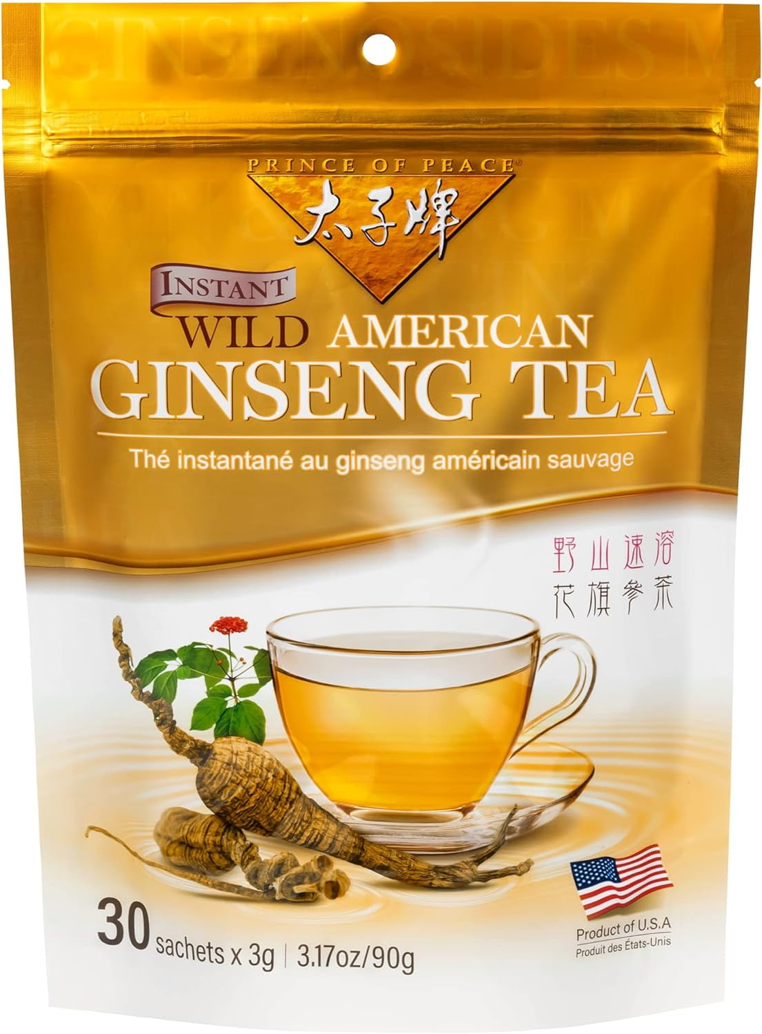 Wild Ginseng Tea, 30 Sachets – Healthy Drink, Caffeine-Free Energy-ing ...