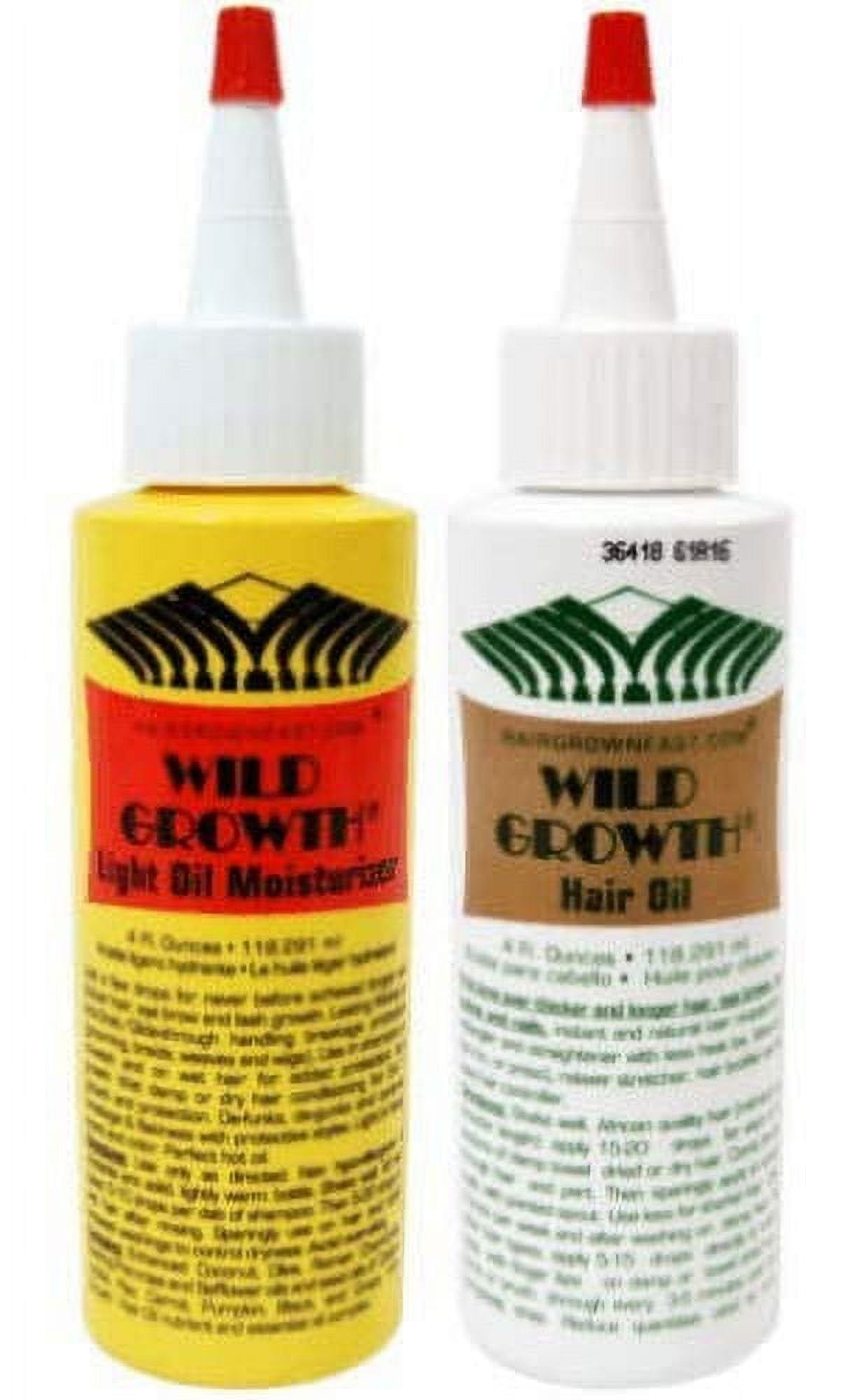 Wild Growth Hair Oil Set, Promotes Thick Long Hair Growth, Reduces Blow ...