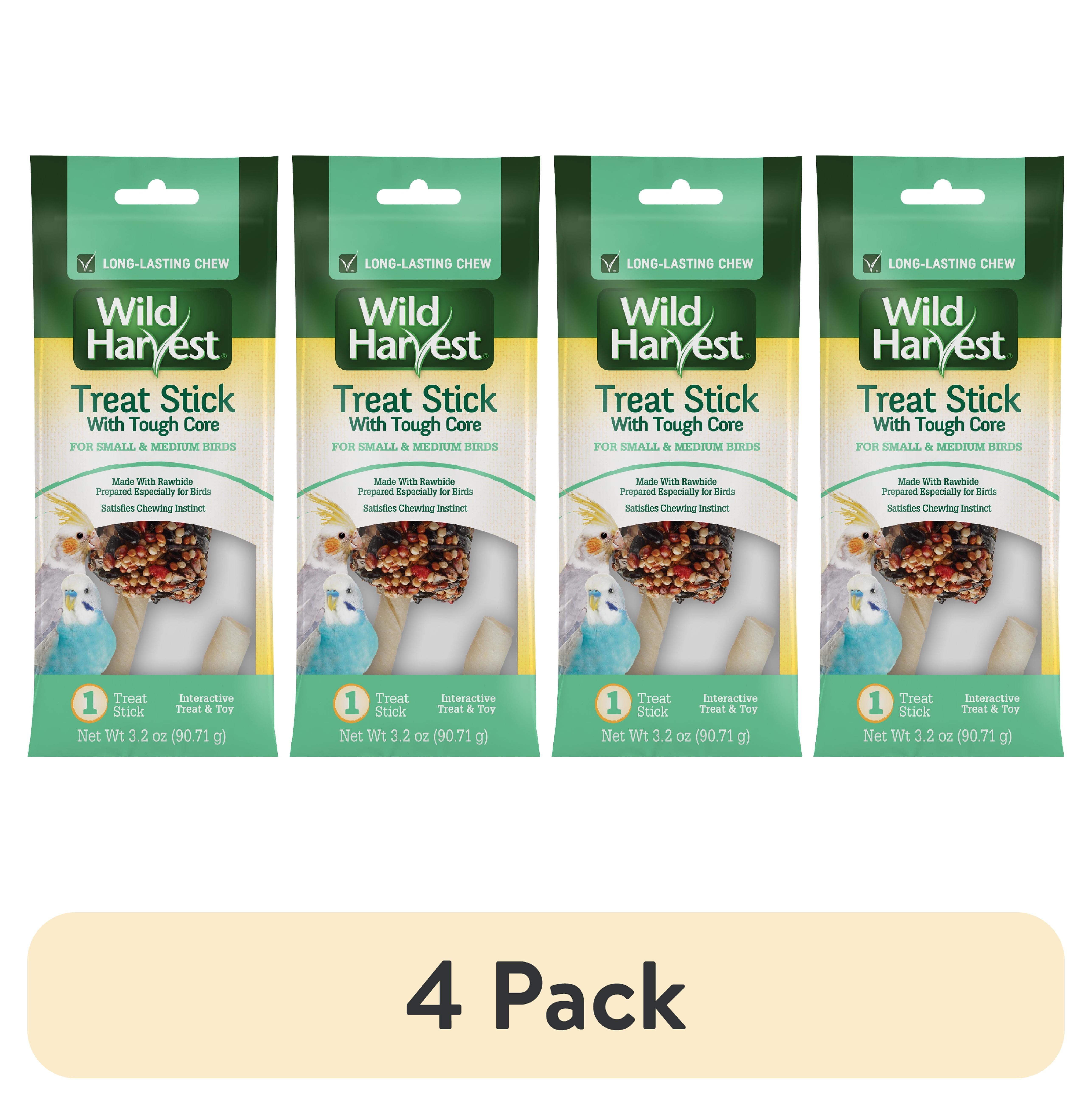 (4 pack) Wild Harvest Treat Stick, 100% Edible Interactive Treat and ...
