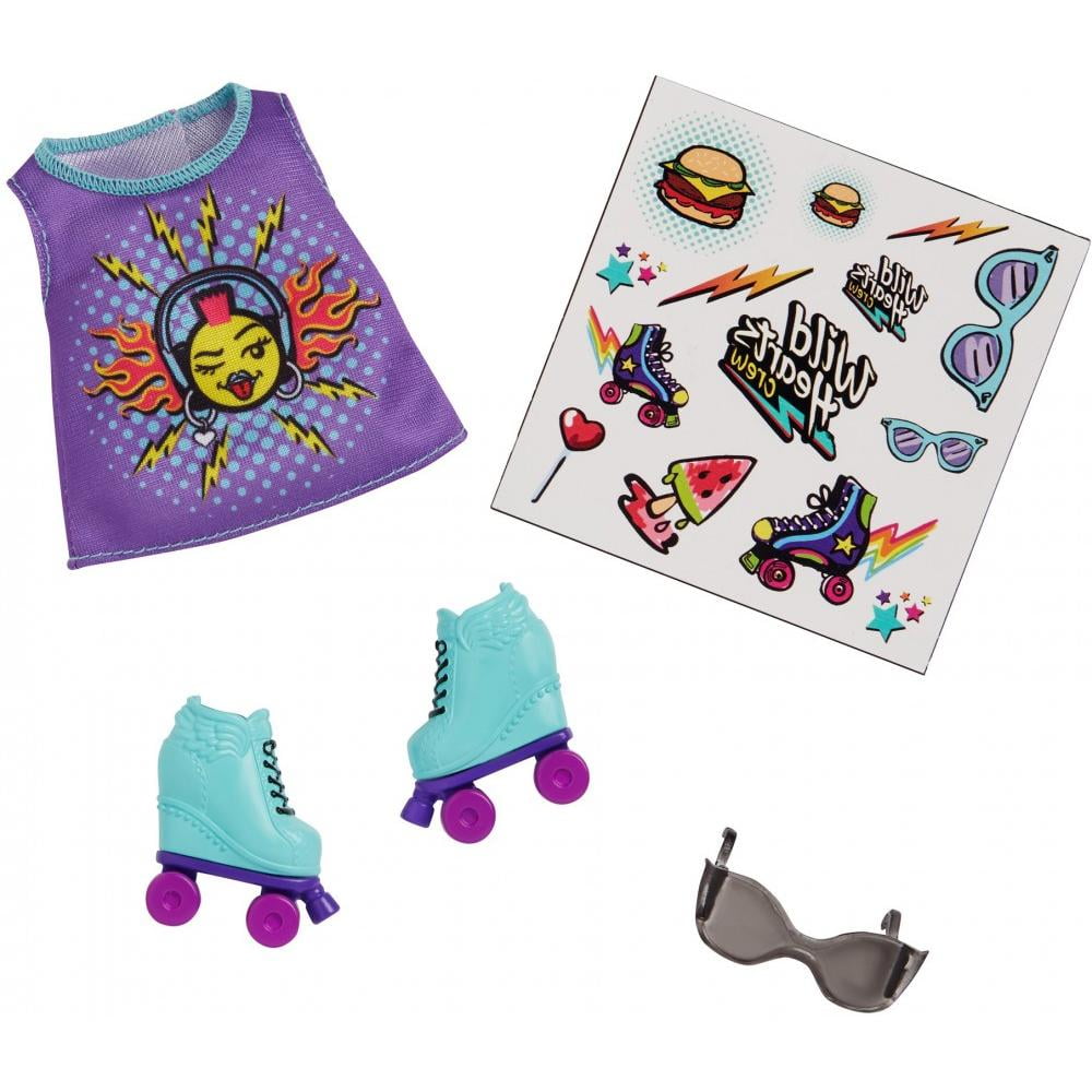 Wild Hearts Crew, Accessory 4-Pack Assortment, with Graphic Tee ...