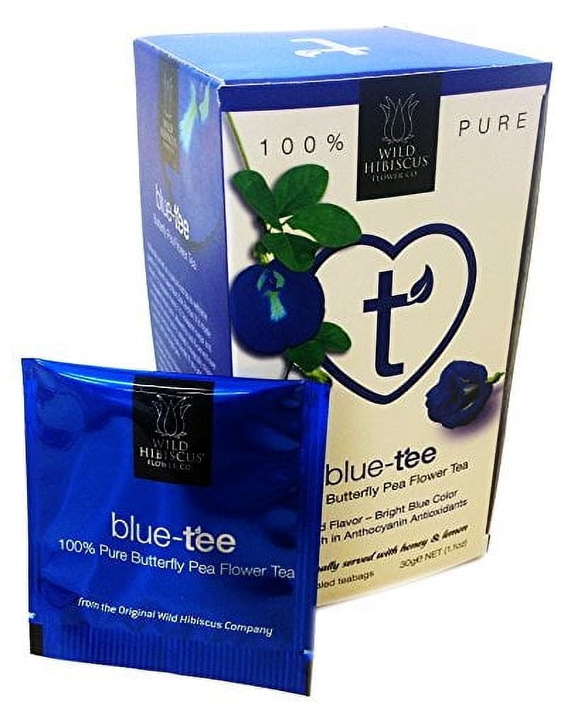 Wild Hibiscus Flower Blue-Tee 100% Pure Butterfly Pea Flower Tea, Serve ...