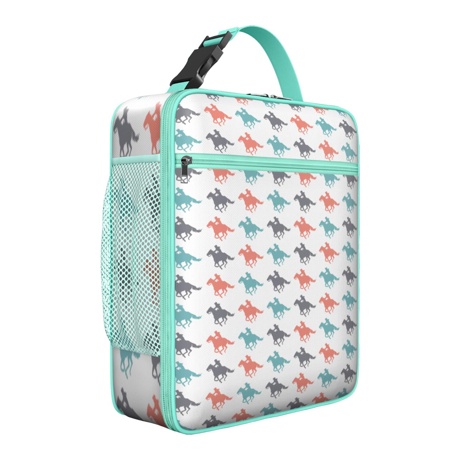 Wild Horse Lunch Box, Adorable Unicorn and Rainbow Print, Floral ...