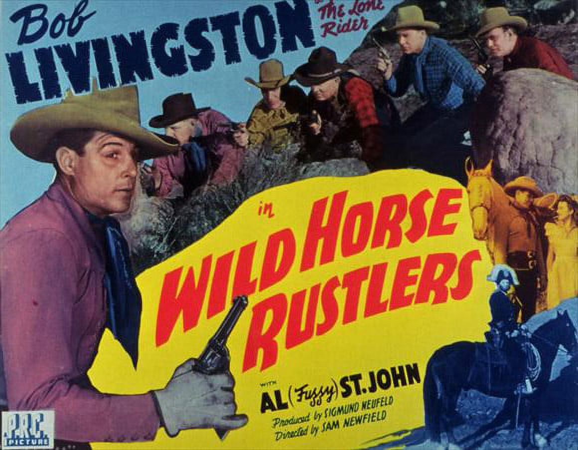 Wild Horse Rustlers - movie POSTER (Style A) (11" x 14") (1943) - Walmart.com