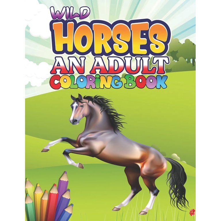 animal coloring pages horses