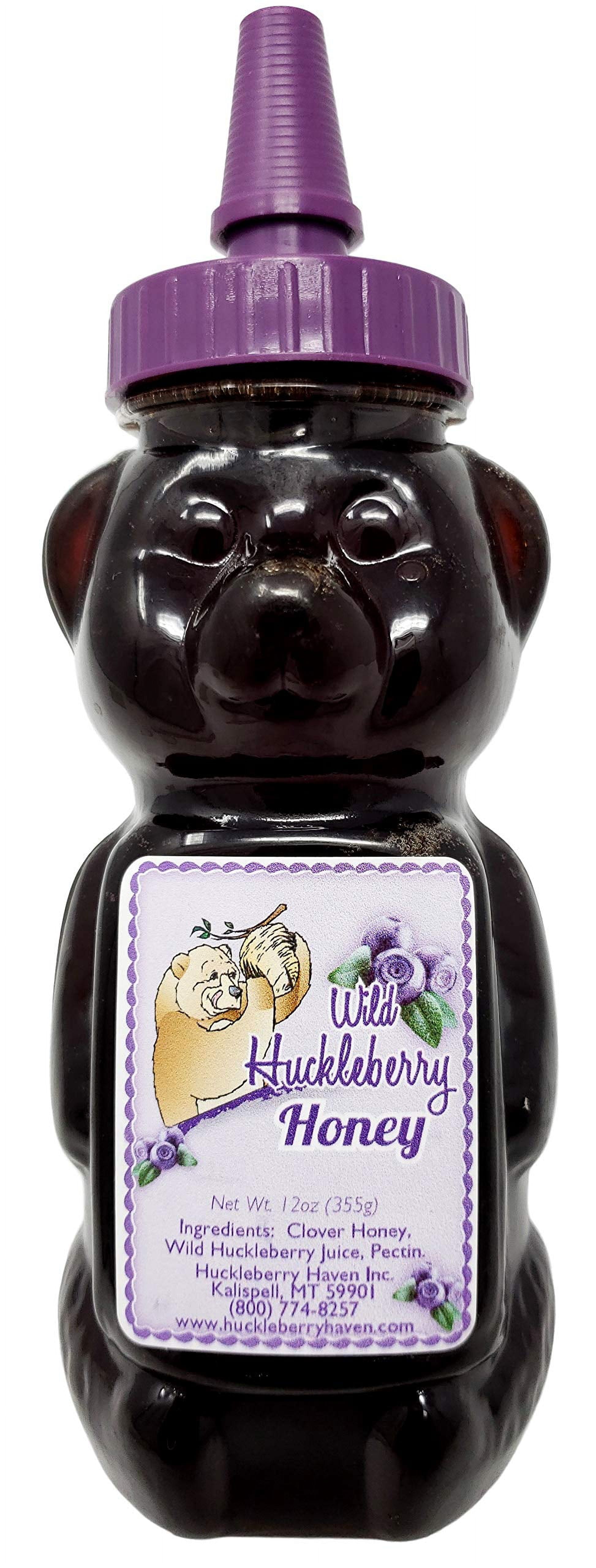 Wild Huckleberry Honey Bear OKA4 12.0 oz - Walmart.com