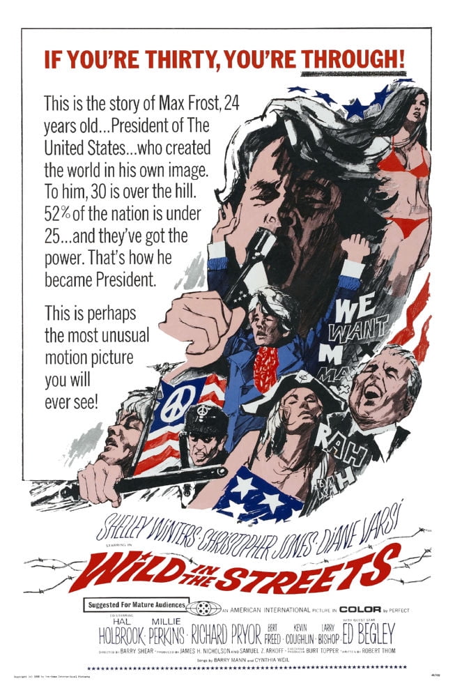 Wild In The Streets Movie Poster 24In x 36In Art Poster 24x36 Multi ...