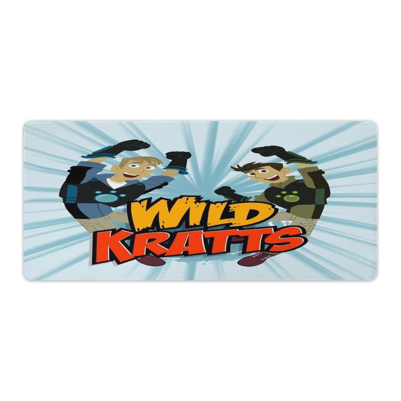 Wild Kra-tt Computer Mouse Mat with Anti-Slip Rubber Base Anti-Fray ...