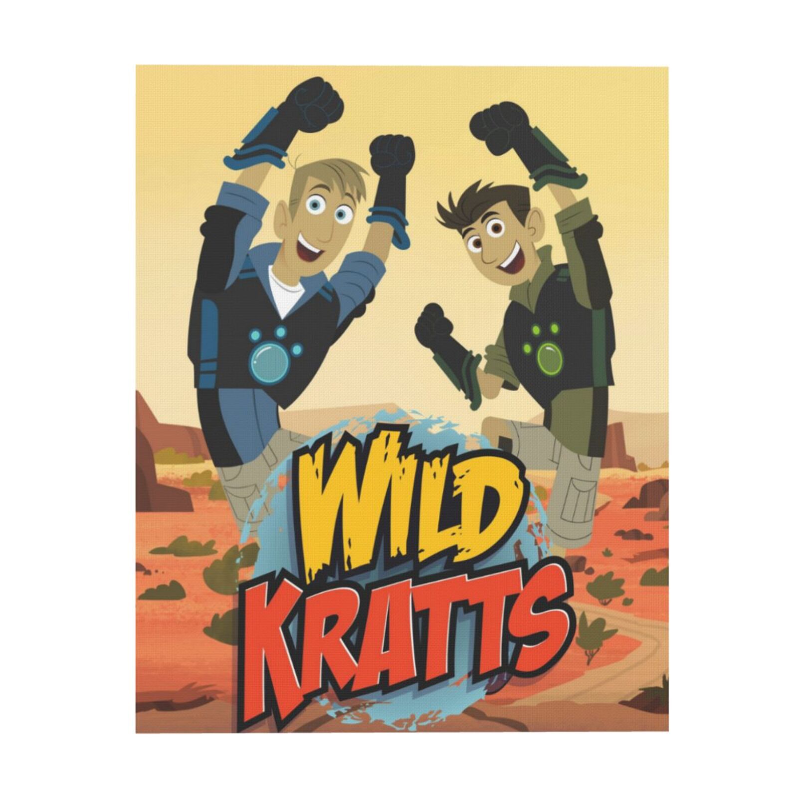 Wild Kratts Animated Canvas Decorative Poster Gift Art Picture Painting ...
