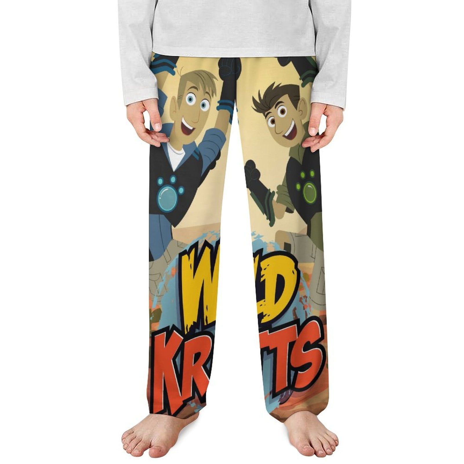Wild Kratts Animated Children's Pajamas Cozy Lounge Straight Leg ...
