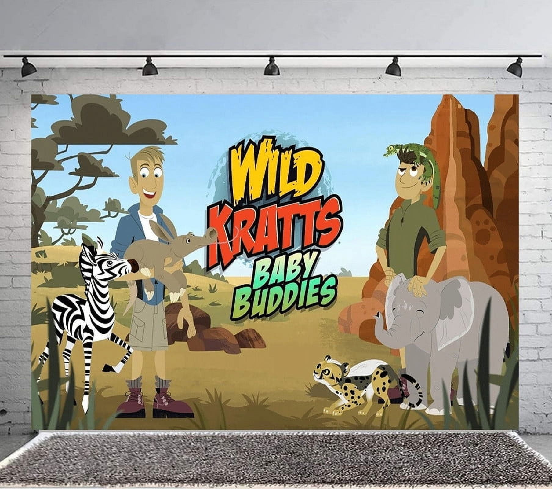 Wild Kratts Backdrop Banner Party Supplies Poster Movie Theme ...