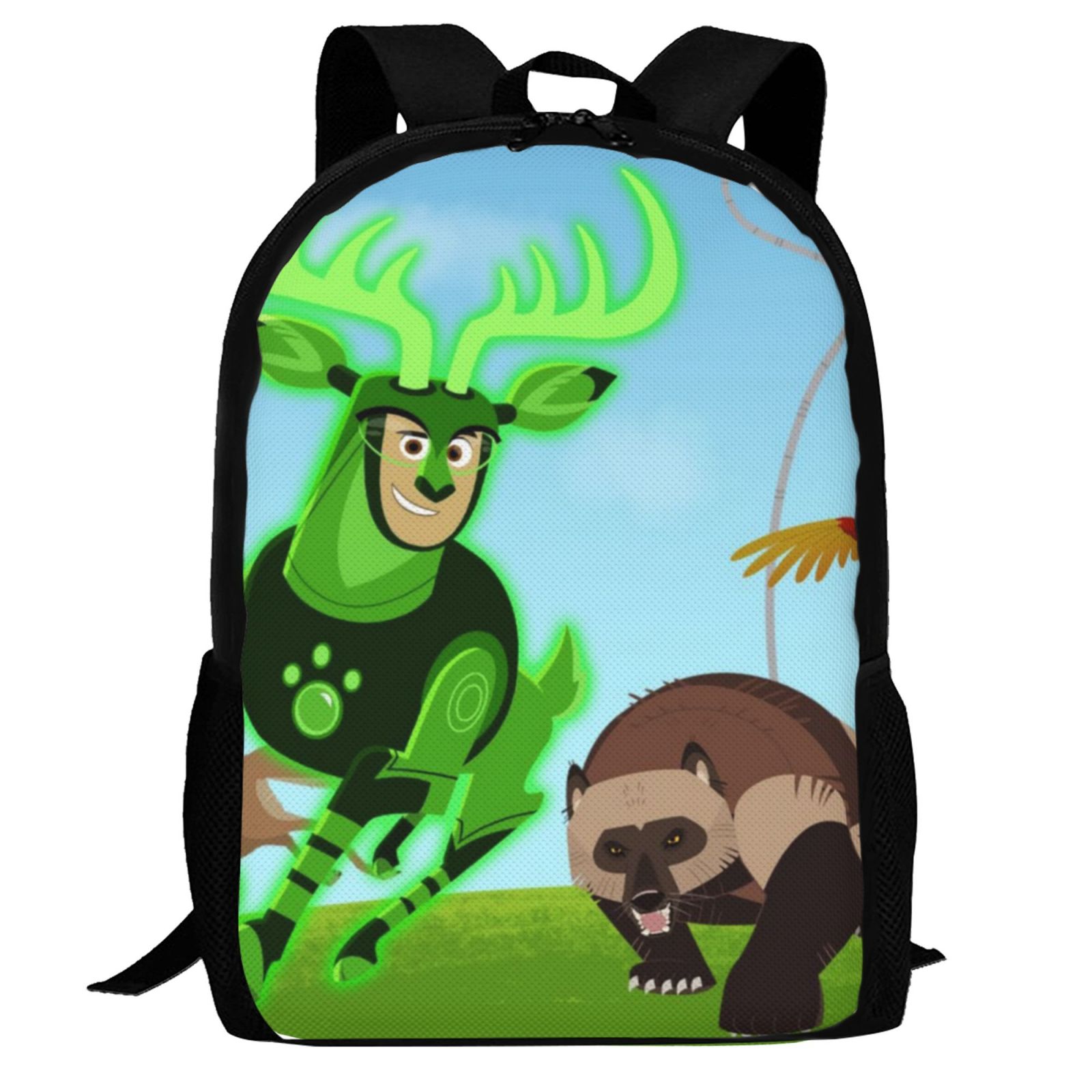 Wild Kratts Backpack, 3d Printed Laptop Backpack, Water Resistant ...