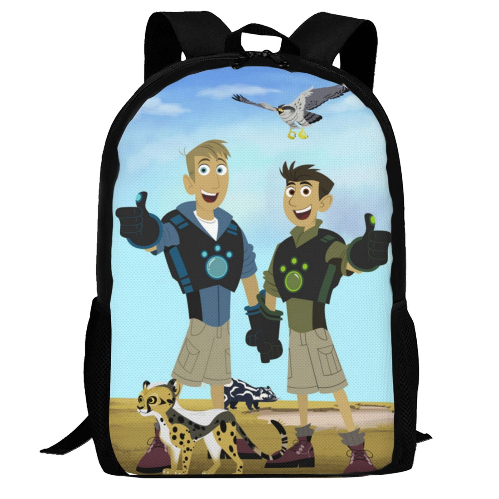 Wild Kratts Backpack, 3d Printed Laptop Backpack, Water Resistant ...