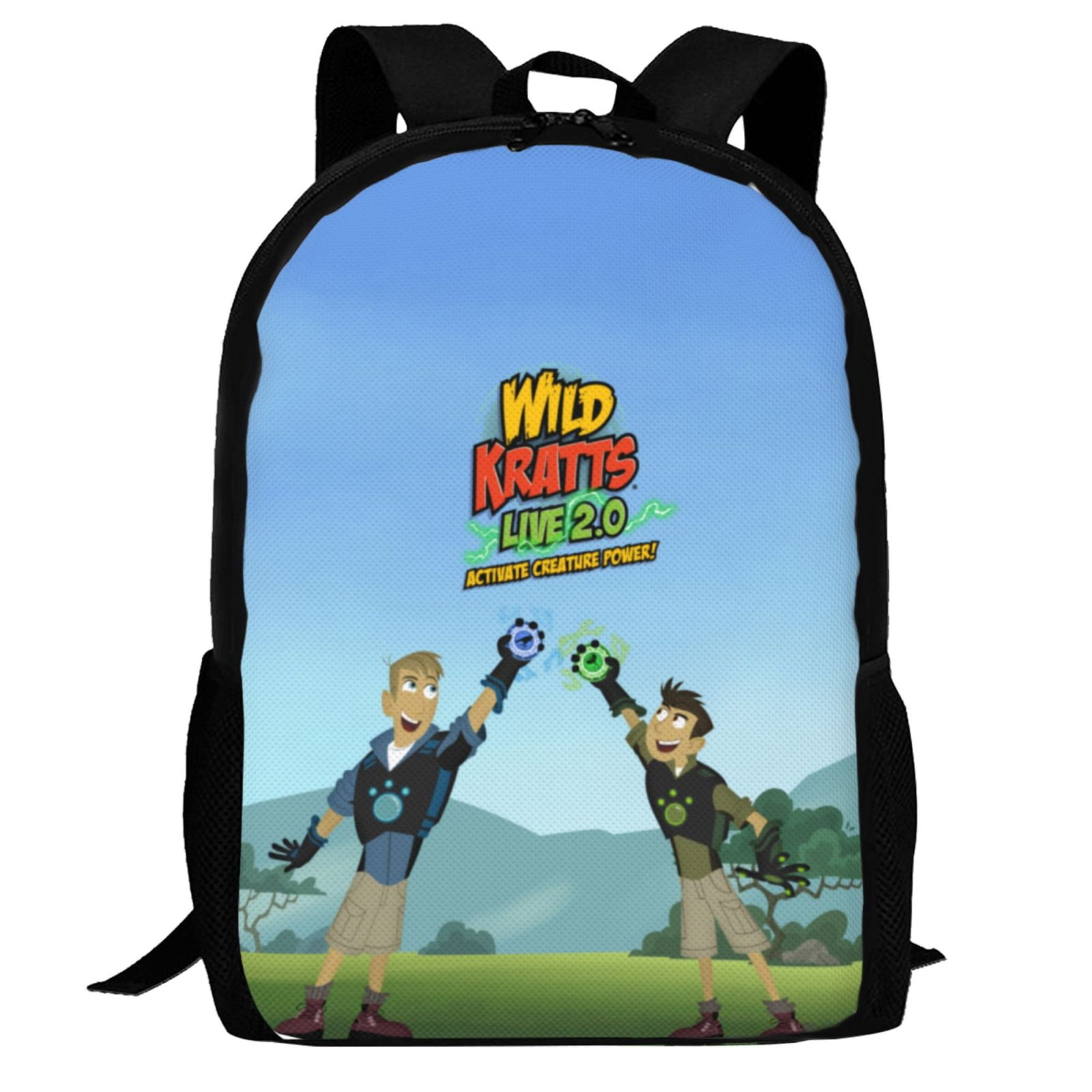 Wild Kratts Backpack, 3d Printed Laptop Backpack, Water Resistant ...