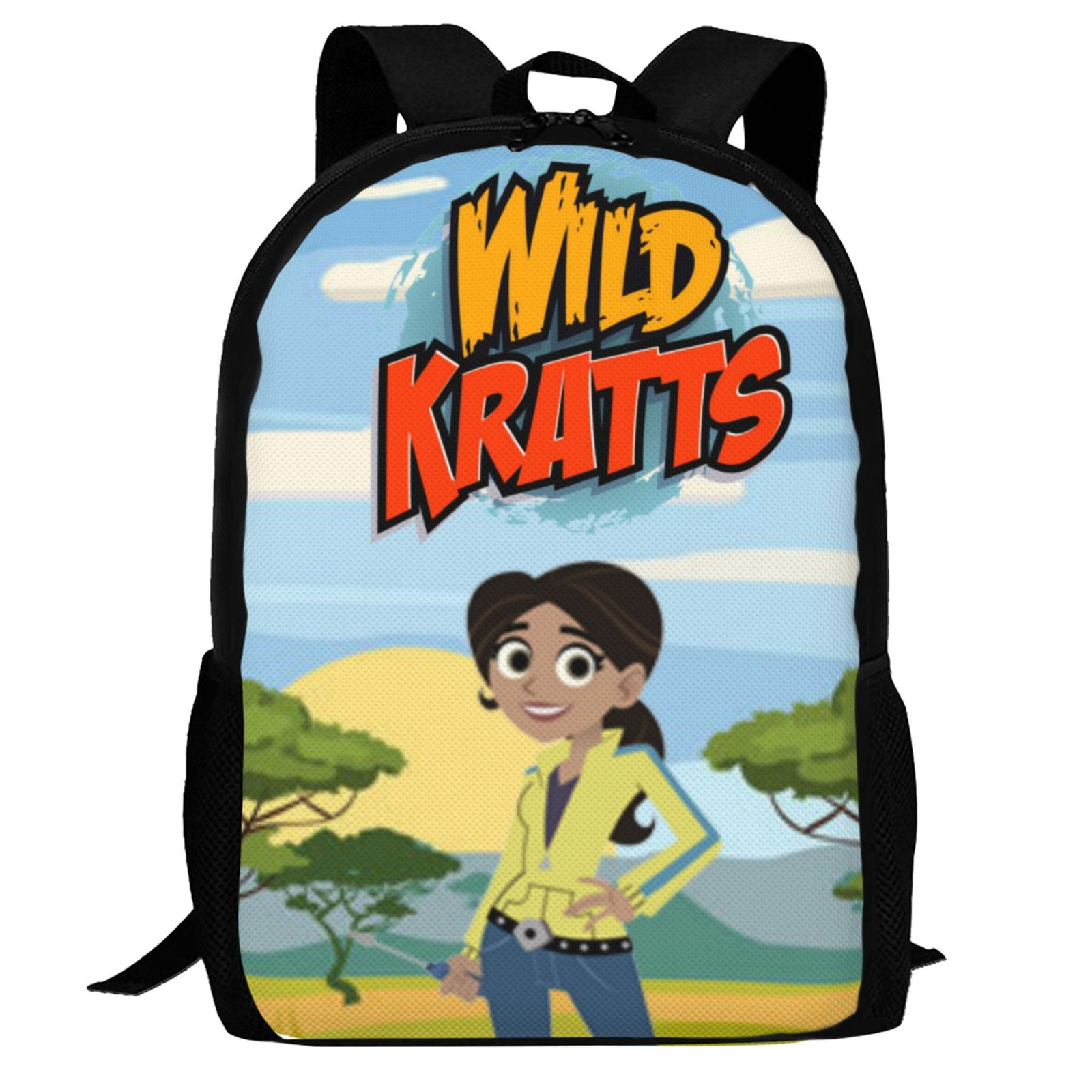 Wild Kratts Backpack, 3d Printed Laptop Backpack, Water Resistant ...